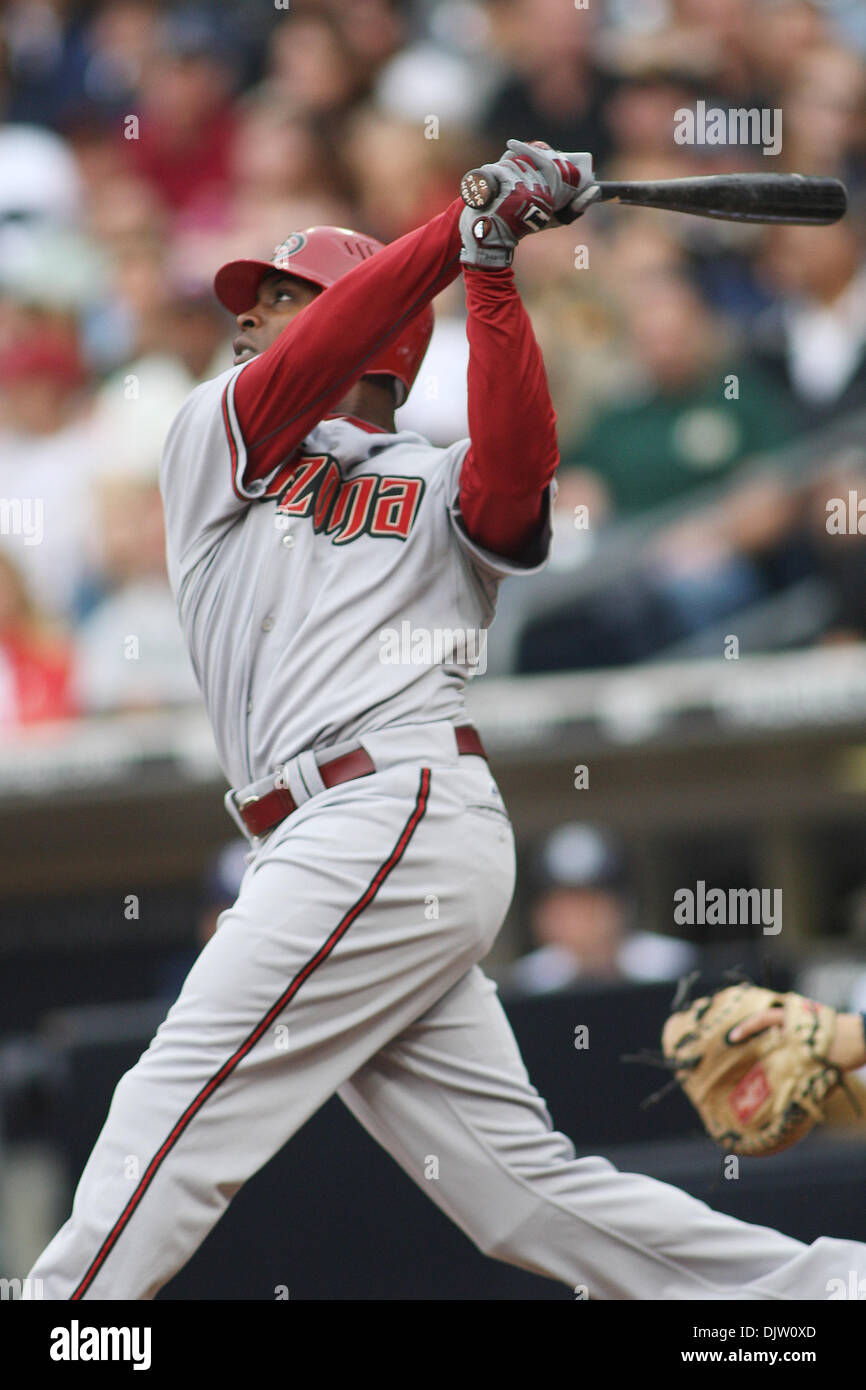 Arizona Diamondbacks Justin Upton flied to to right field against the ...