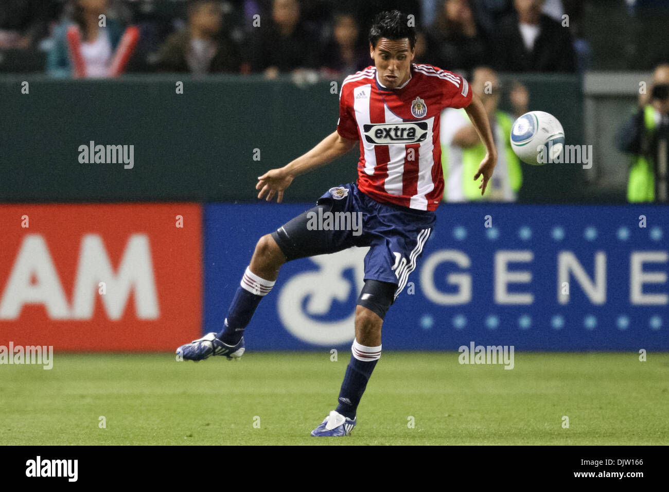 24 April 2010: Chivas USA midfielder #10 Jesus Padilla in action during ...