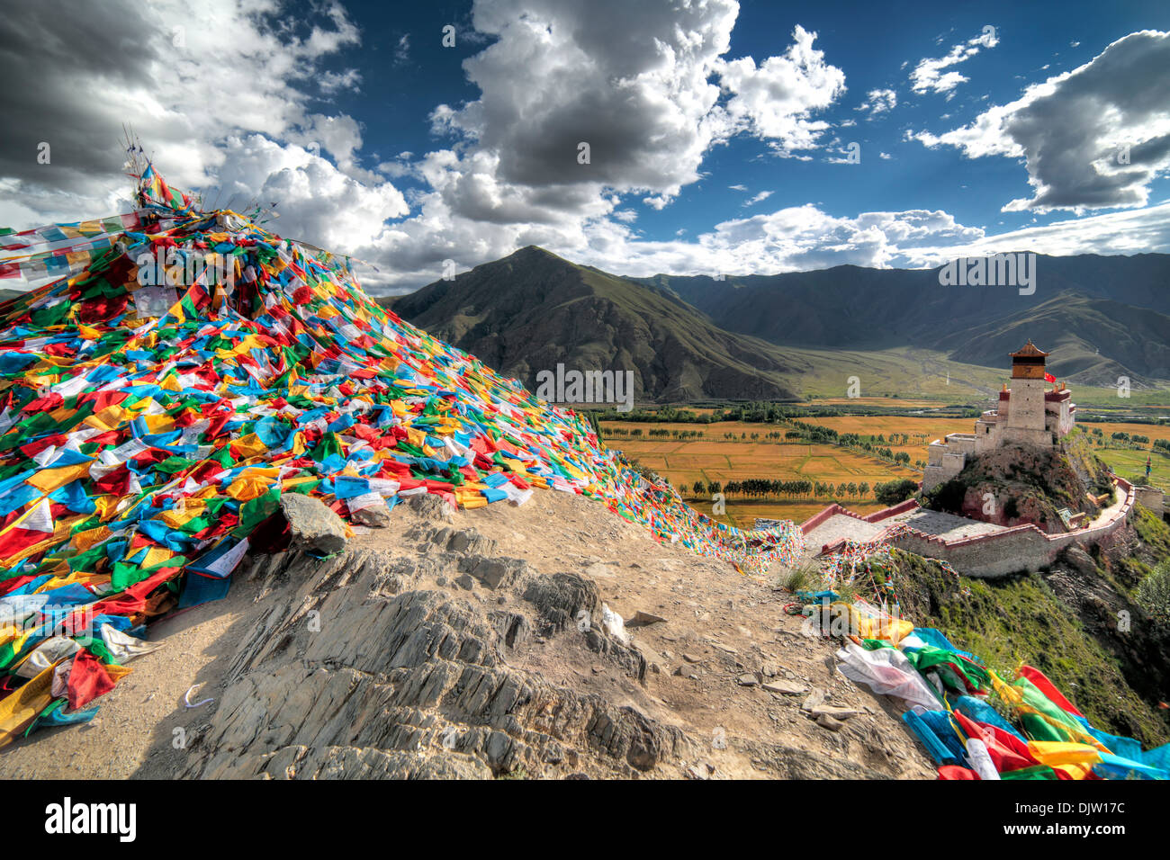 Yungbulakang palace tibet hi-res stock photography and images - Alamy