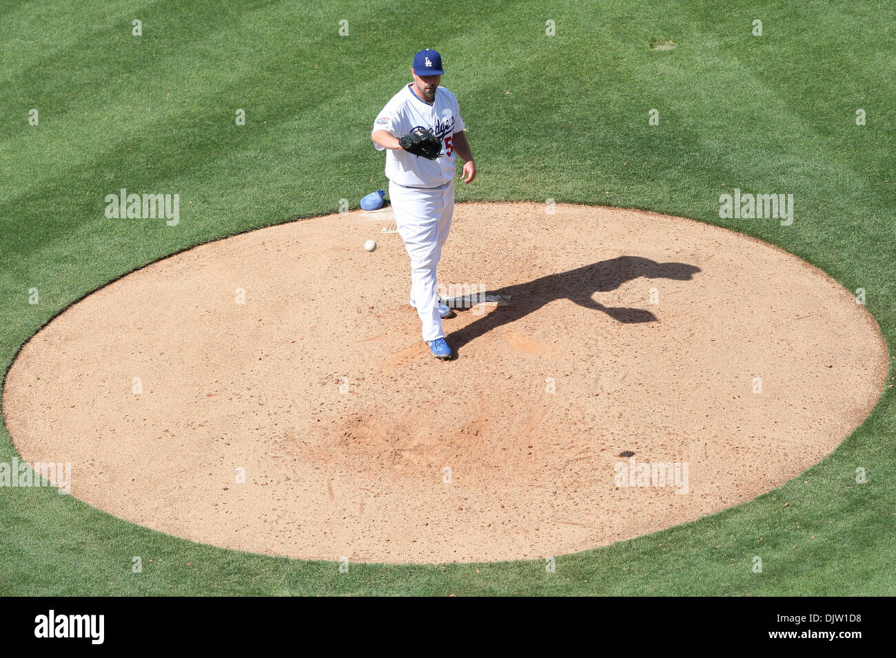 02 May 2010: Dodgers pitcher #52 George Sherrill pitches during the ...