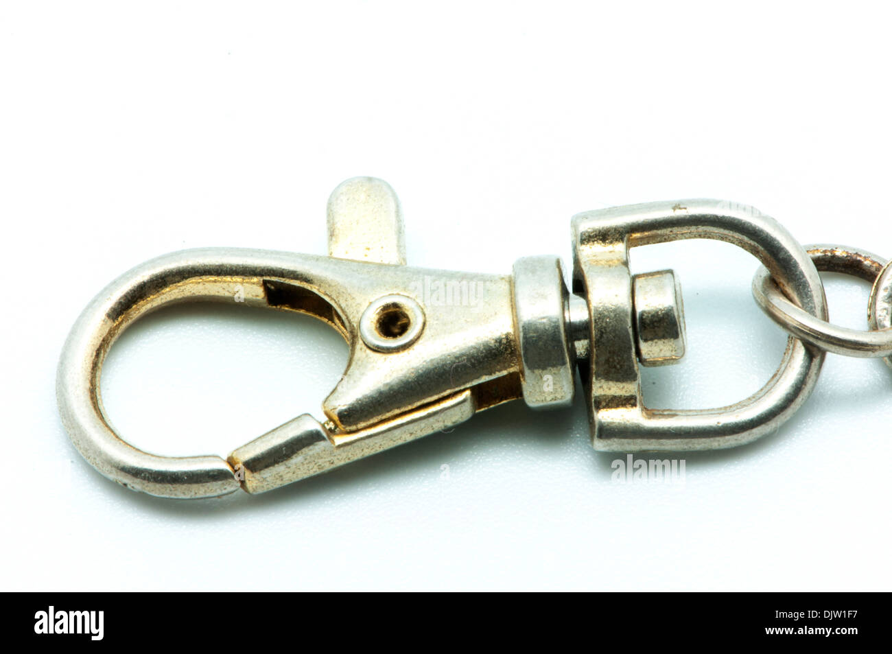 Key closing on a white background Stock Photo - Alamy