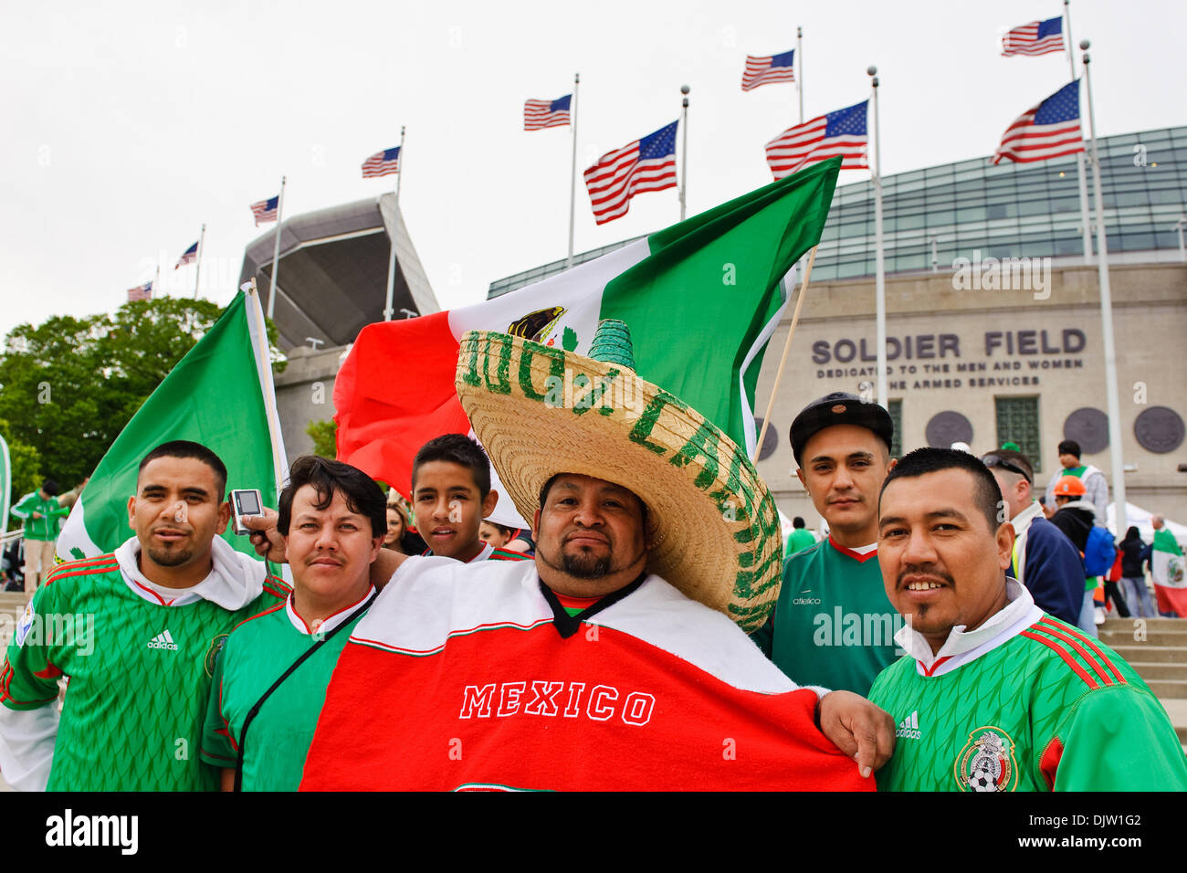 Mexican fans prior to the international friendly match between Mexico ...