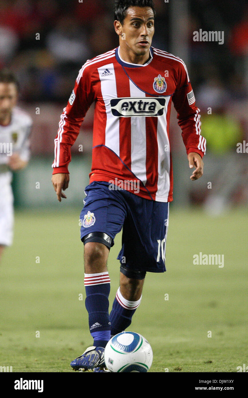 22 May 2010: Chivas USA M #10 Jesus Padilla during the Chivas USA vs ...