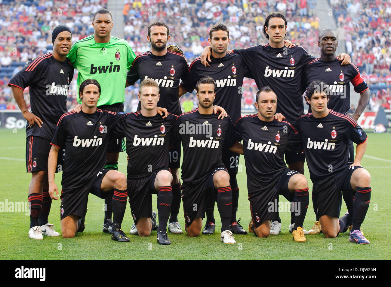30 May2010: AC Milan poses for the team photo prior to the start of the ...