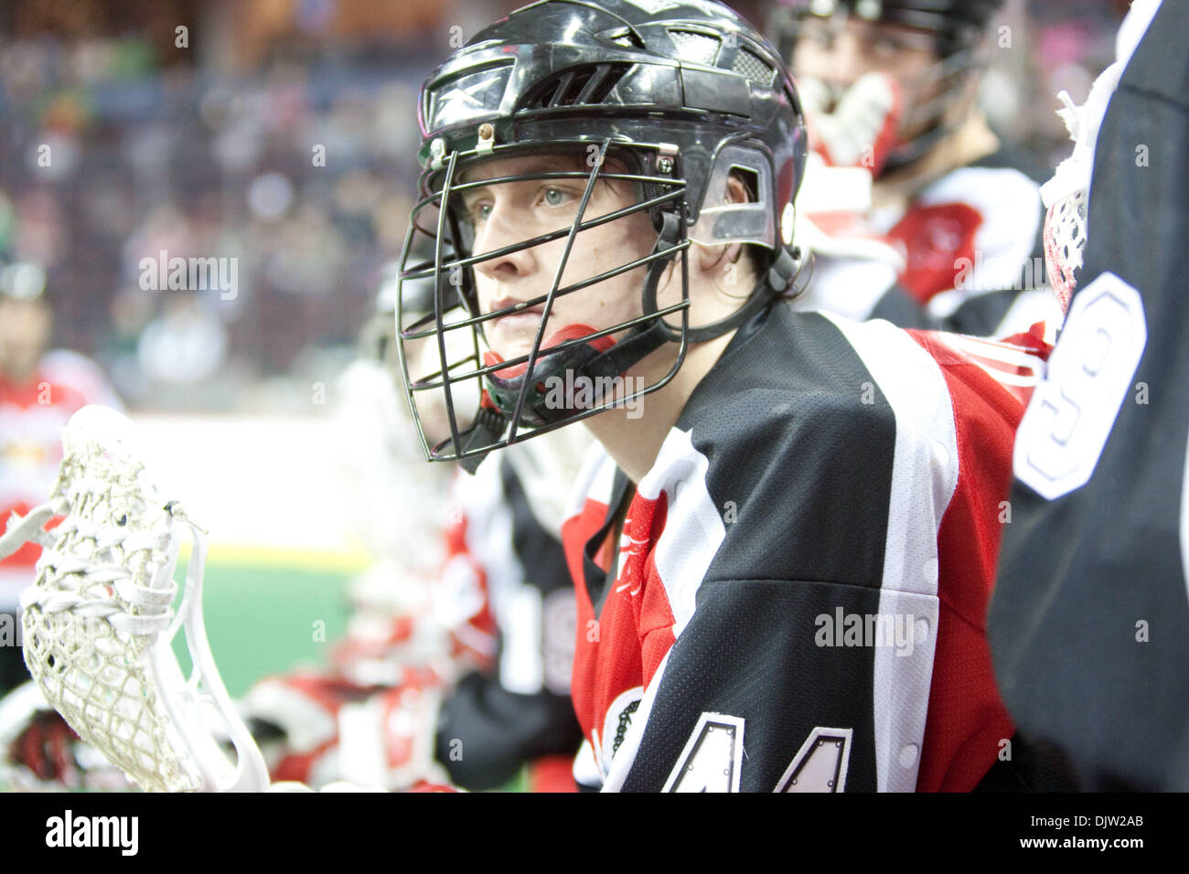 Calgary Roughnecks forward Dane Dobbie (44) during a game at the ...