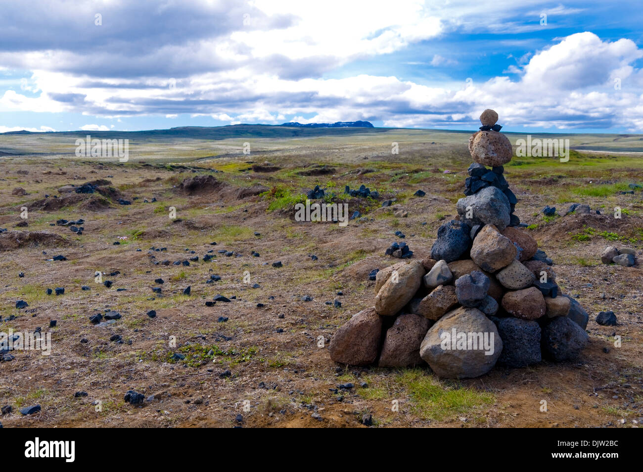 Stone piles iceland hi-res stock photography and images - Alamy