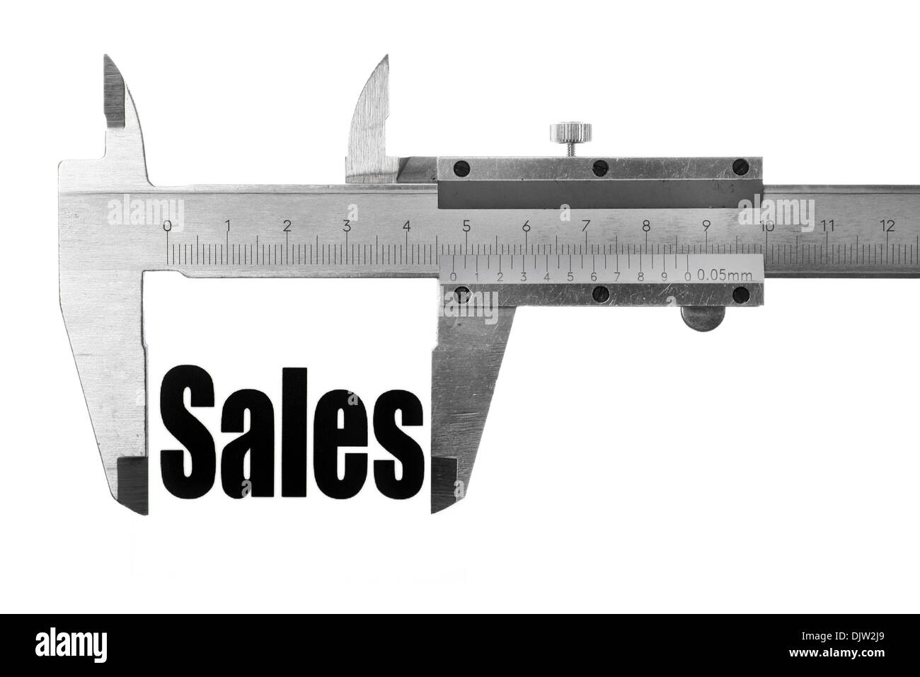 Measurement of sales Cut Out Stock Images & Pictures - Alamy