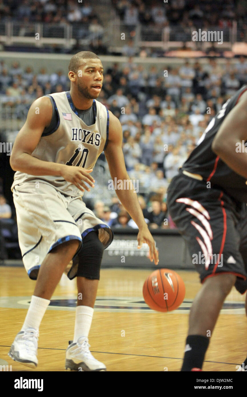 Washington D.C. Verizon Center. .Georgetown center Greg Monroe (10 ...