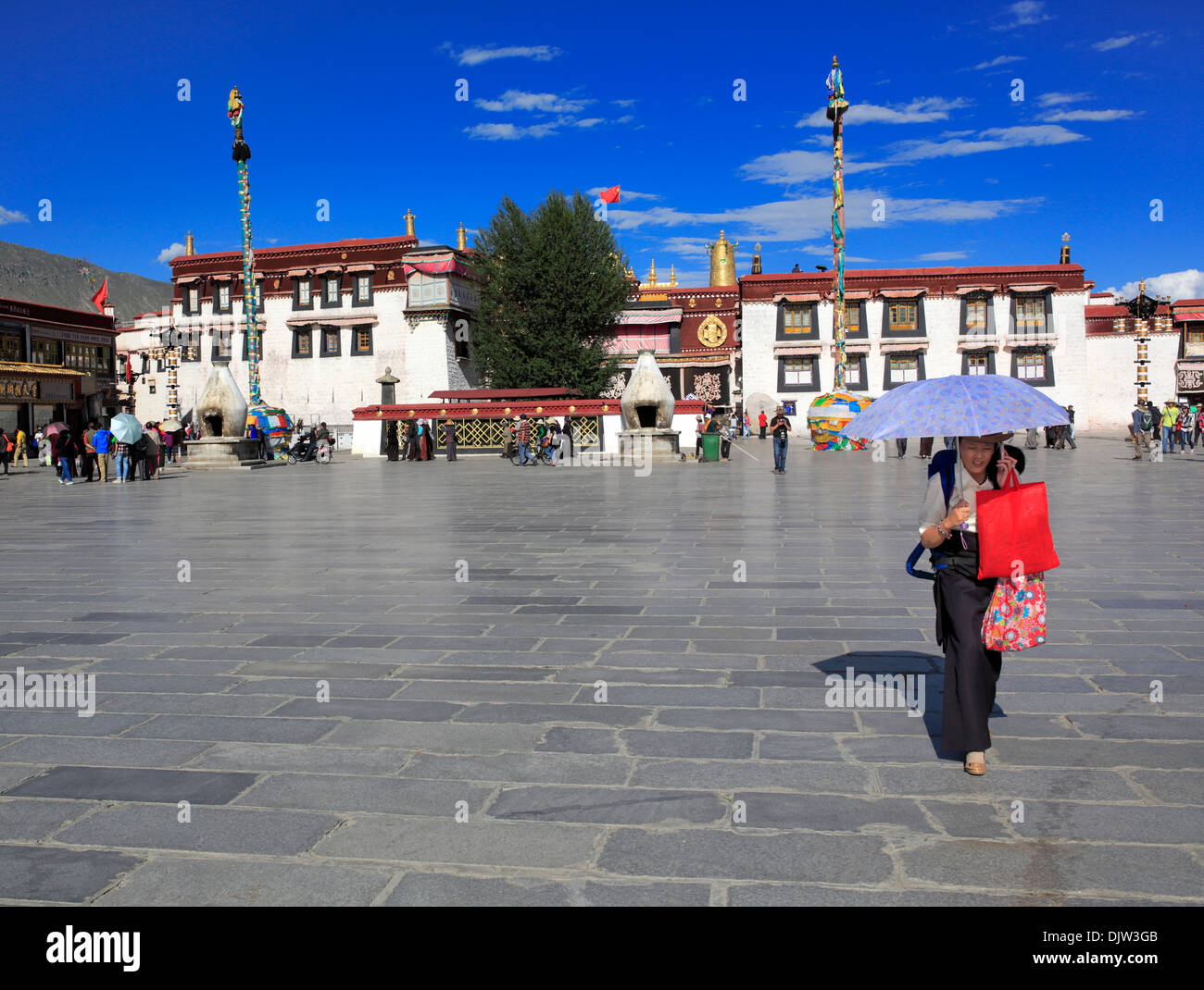 Jokhang monastery hi-res stock photography and images - Alamy