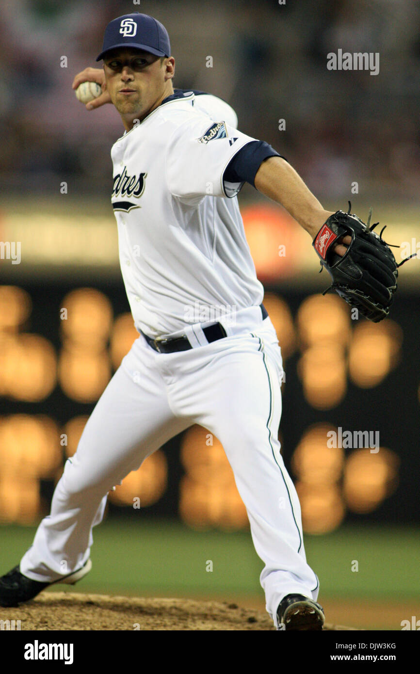 San Diego Padres pitcher Luke Gregerson took the mound against the ...