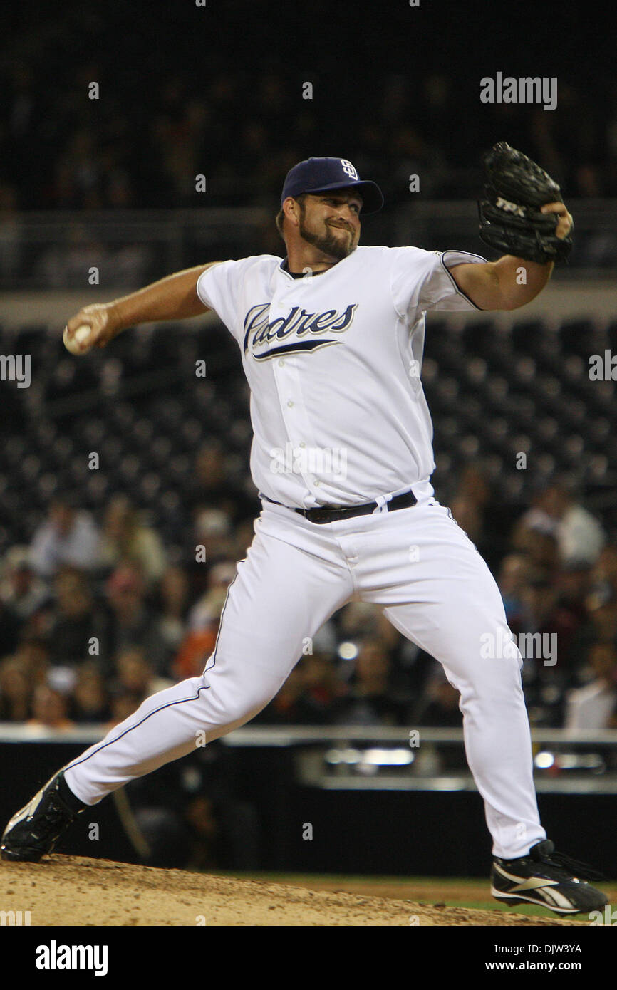 San Diego Padres closing pitcher Heath Bell took the mound against the ...