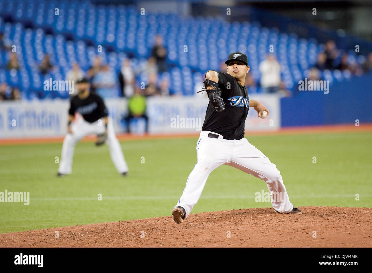 Toronto Blue Jays Ricky Romero #24 had his first career complete game ...
