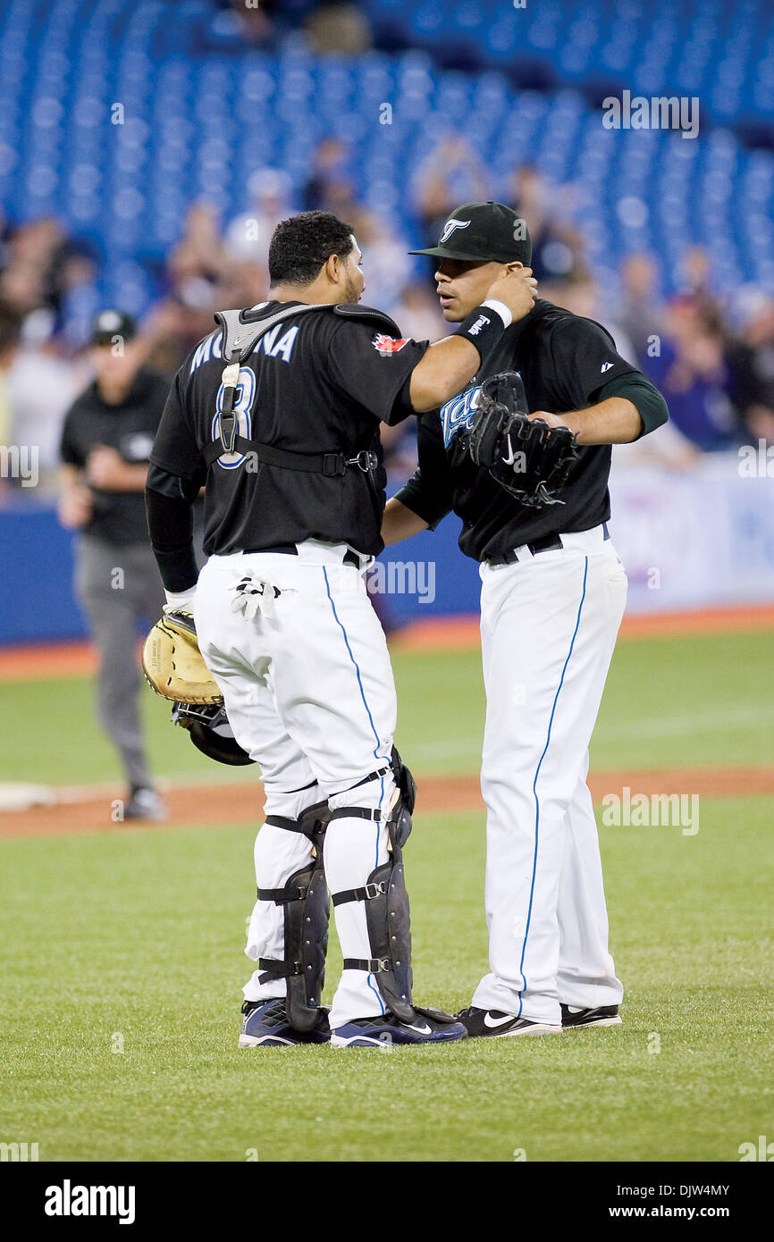 Toronto Blue Jays Ricky Romero #24 had his first career complete game ...