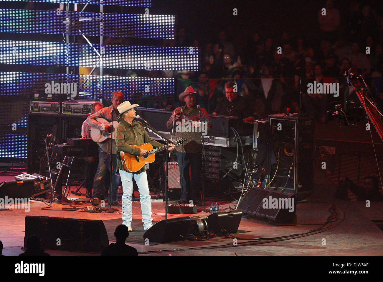 March 2 2010: Alan Jackson performs onstage at the Houston Livestock ...