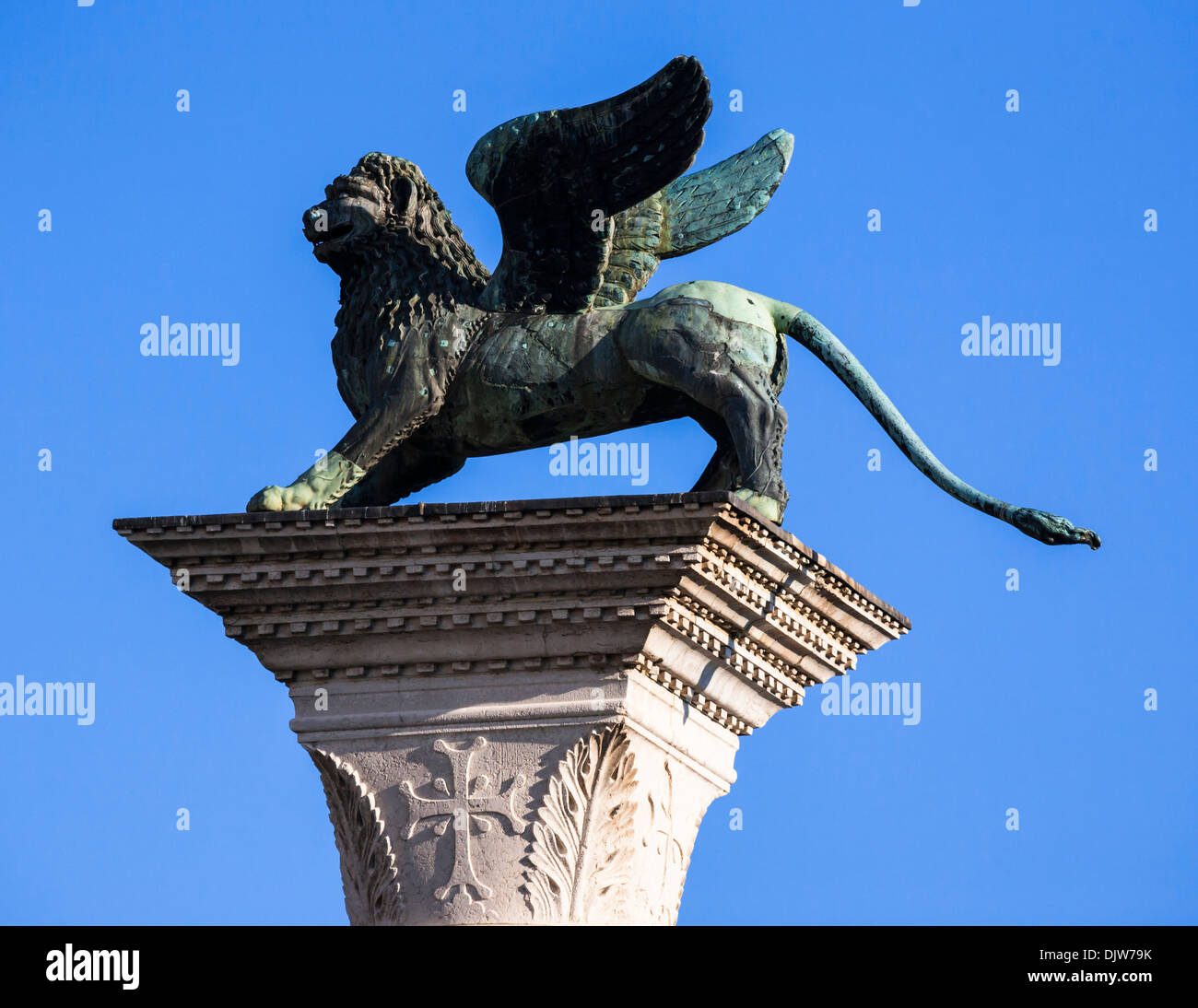 Statue Winged Lion Italy High Resolution Stock Photography and Images ...