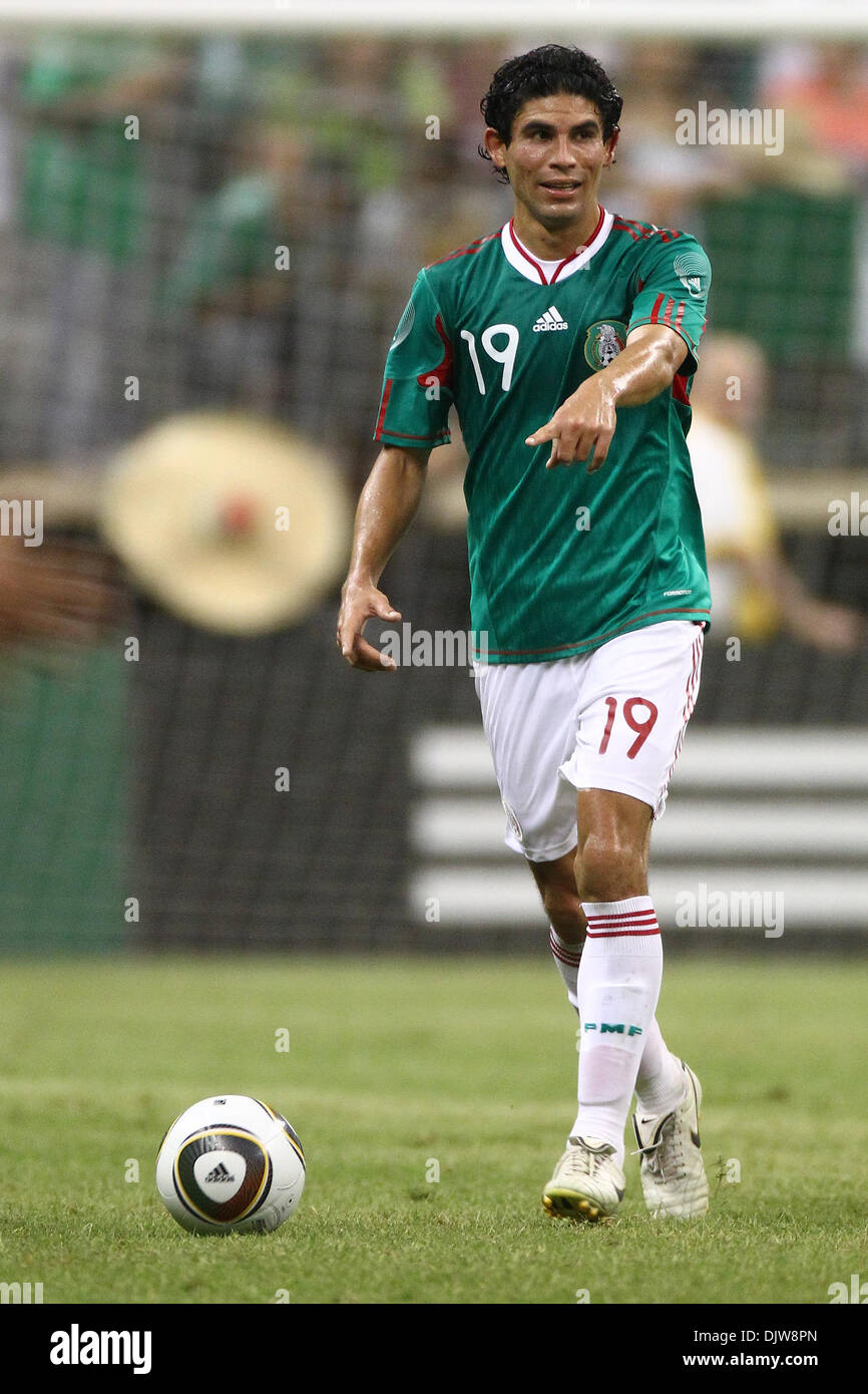 Jonny Magallon (#19) Defender for Mexico points the ball. Mexico ...