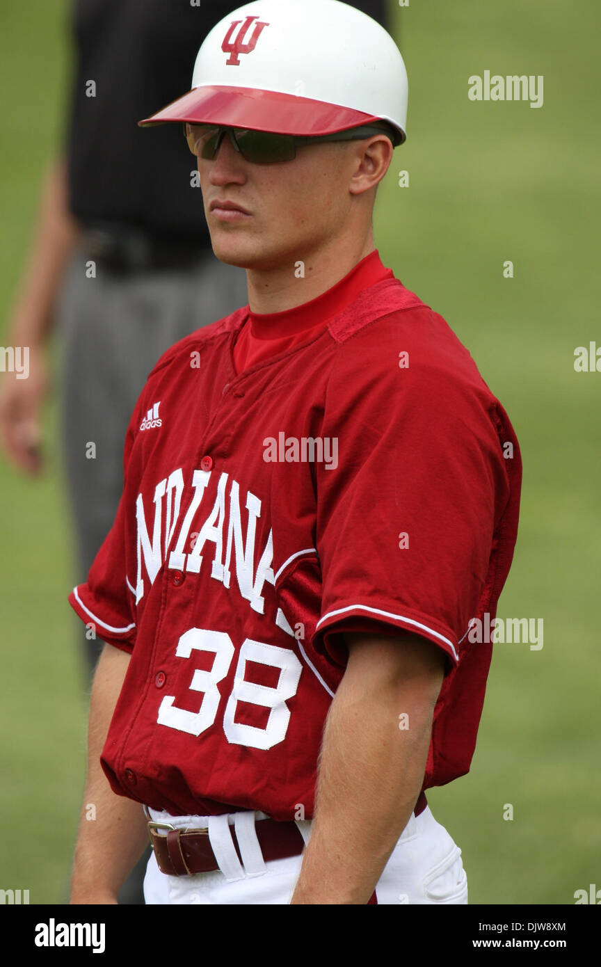 Indiana coach Dustin Coffman (38) during game action in the fourth ...