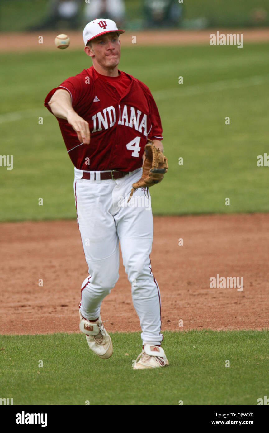 Indiana 3B Brian Ritz (24) during game action in the fourth inning. The ...