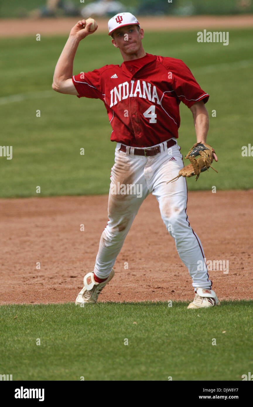 Indiana 3B Brian Ritz (4) during game action in the fifth inning. The ...