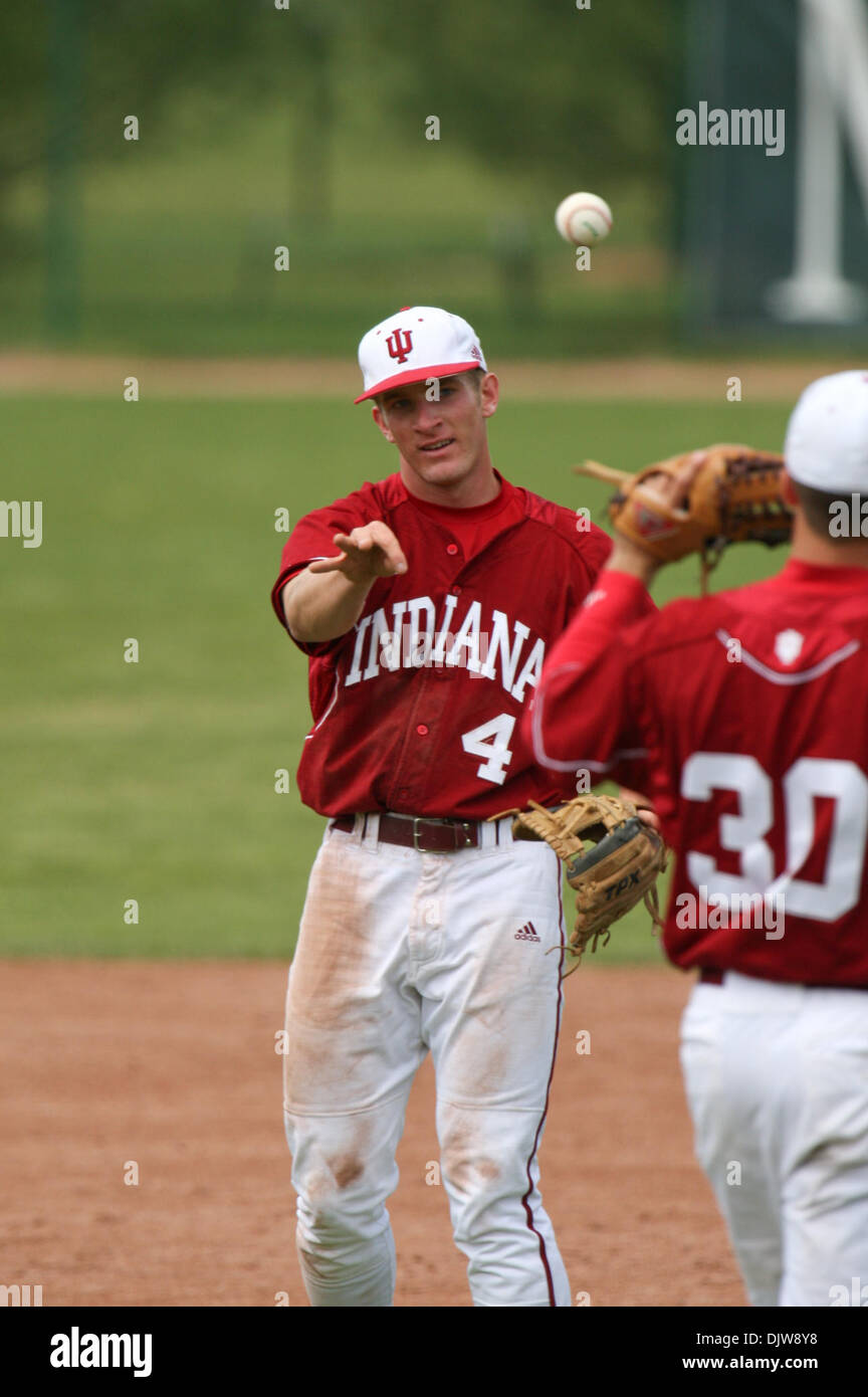 Indiana 3B Brian Ritz (4) during game action in the fifth inning. The ...