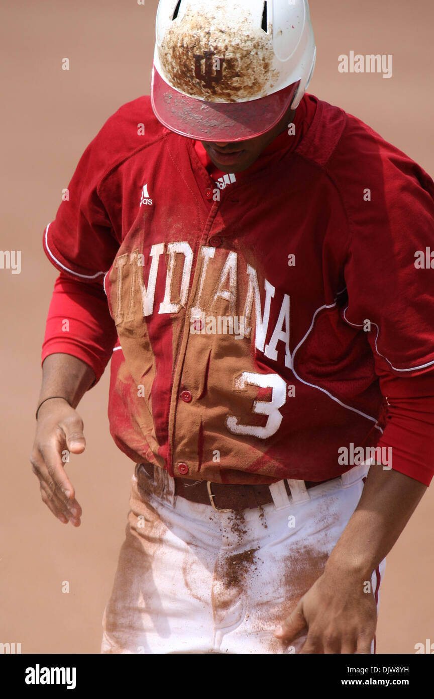 Indiana 2B Micah Johnson (3) during game action in the sixth inning ...