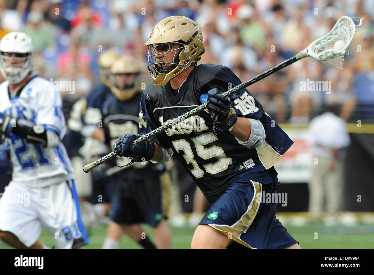 31 May 2010: Notre Dame defender Kevin Ridgway (35) in action during ...