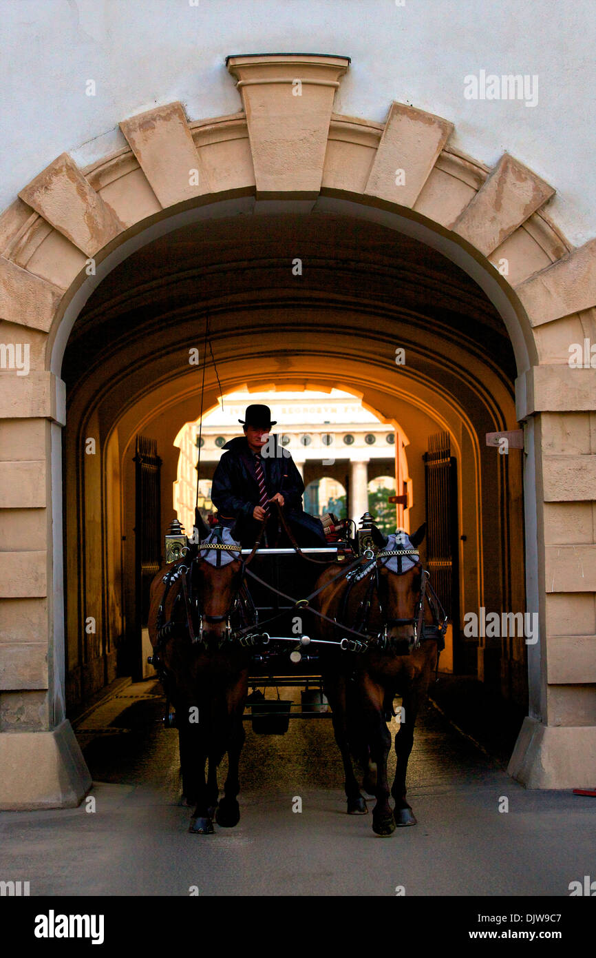 Horse Drawn Carriage, Vienna, Austria, Central Europe Stock Photo - Alamy