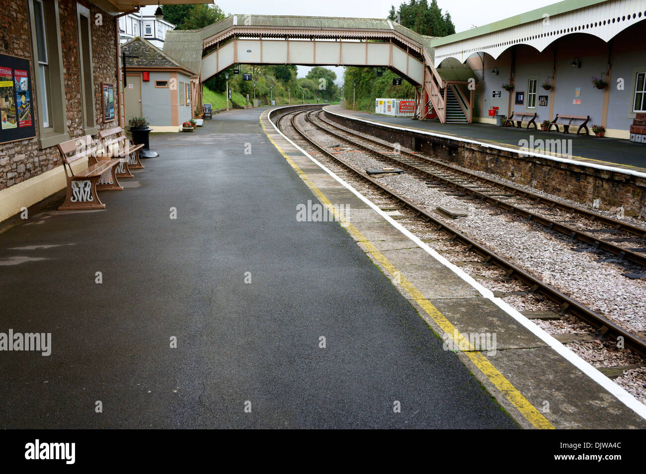 Churston Railway Station, Devon, England Stock Photo - Alamy