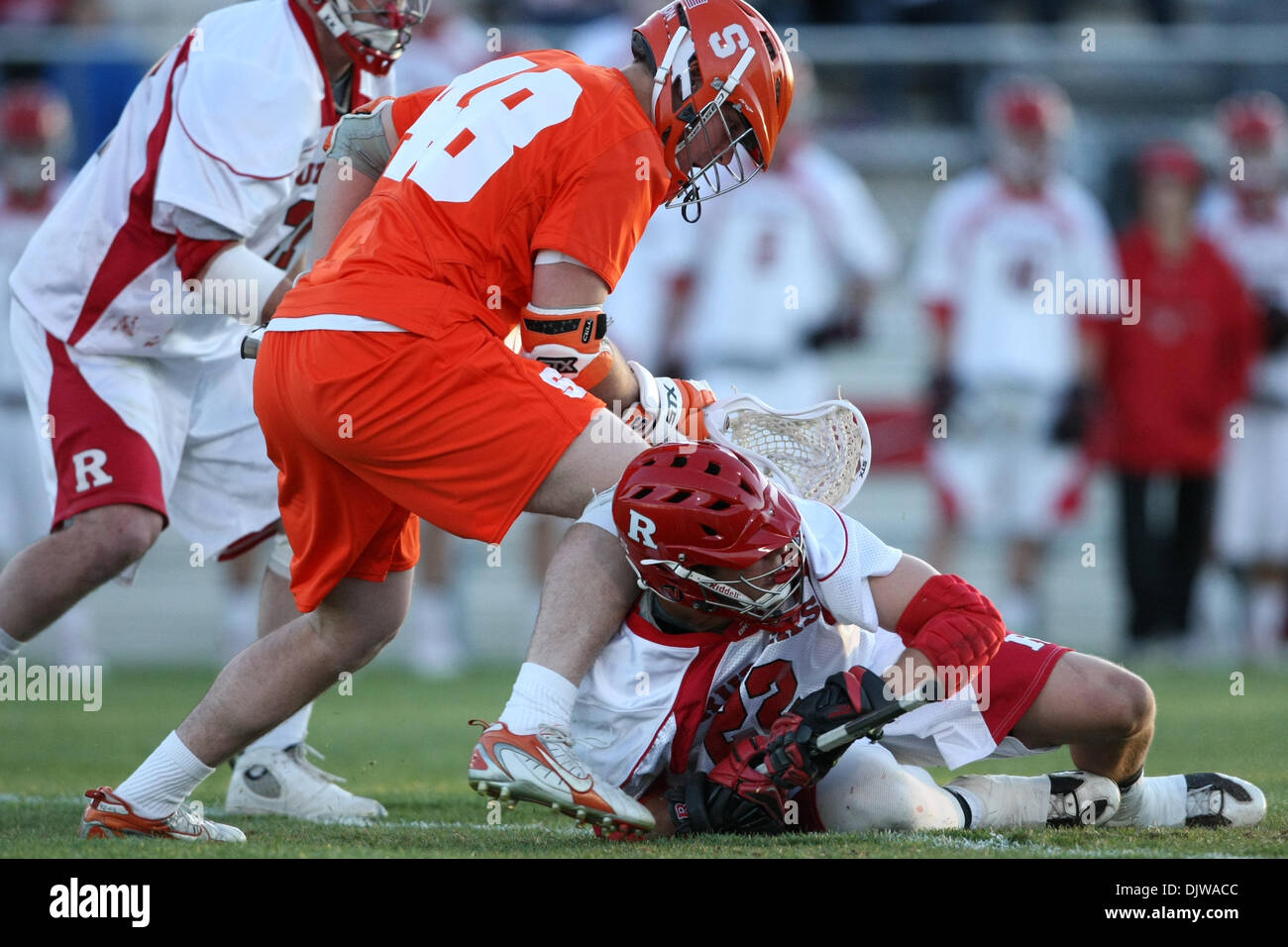 Apr. 18, 2010 - Piscataway, New Jersey, U.S - 18 April 2010: Syracuse ...