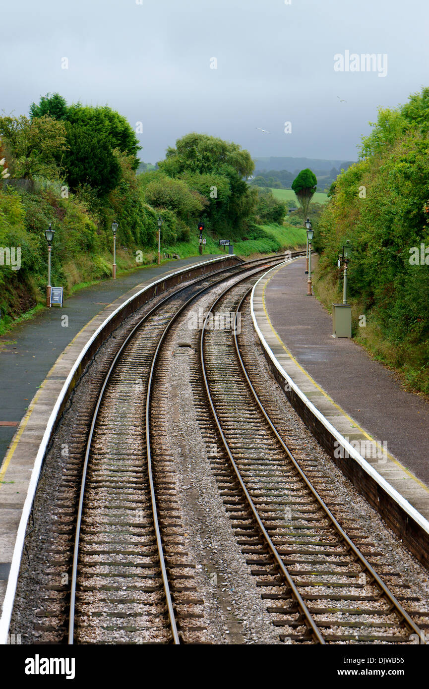 Railway Tracks Dartmouth Station High Resolution Stock Photography and ...