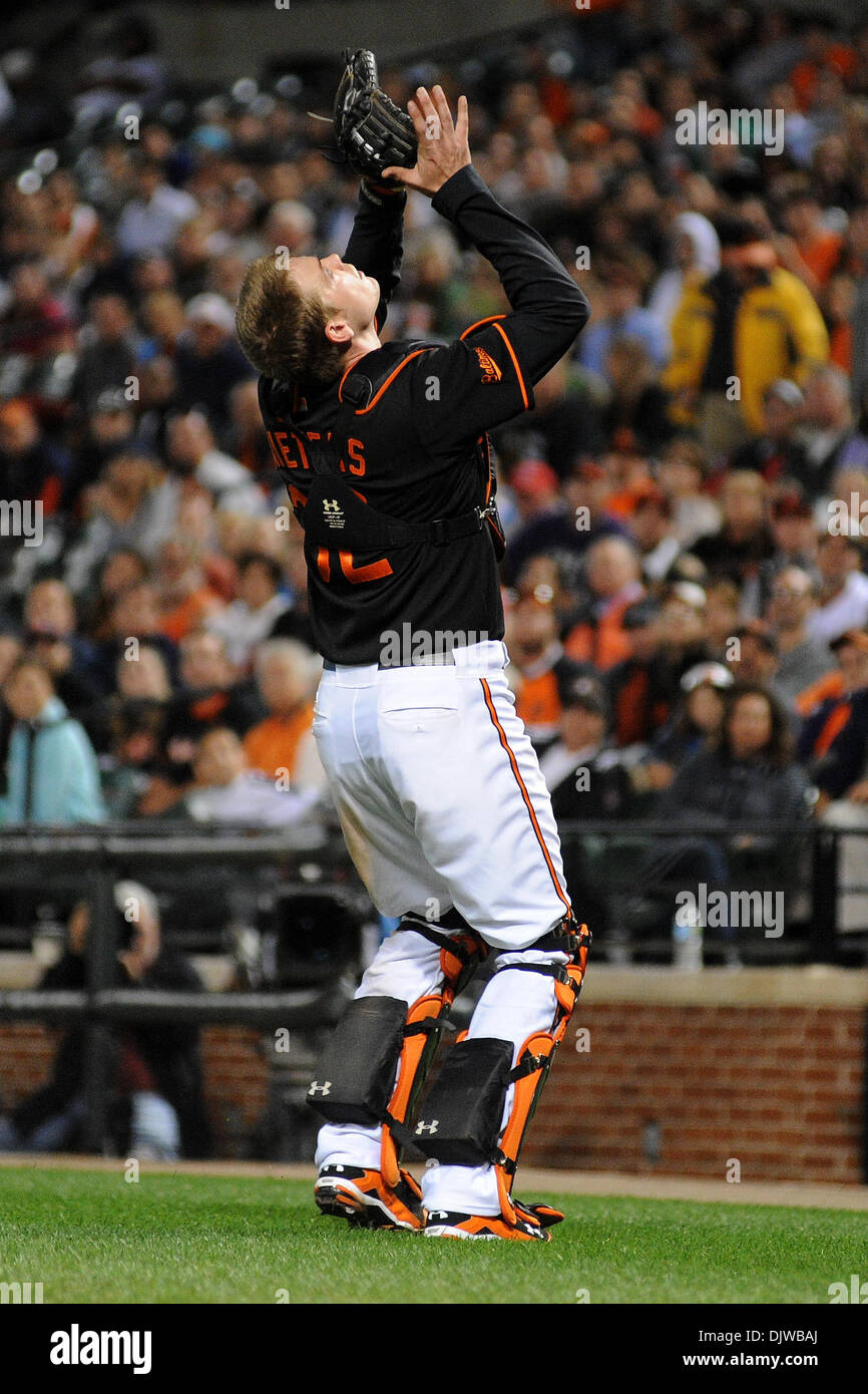 Baltimore orioles catcher hi-res stock photography and images - Alamy