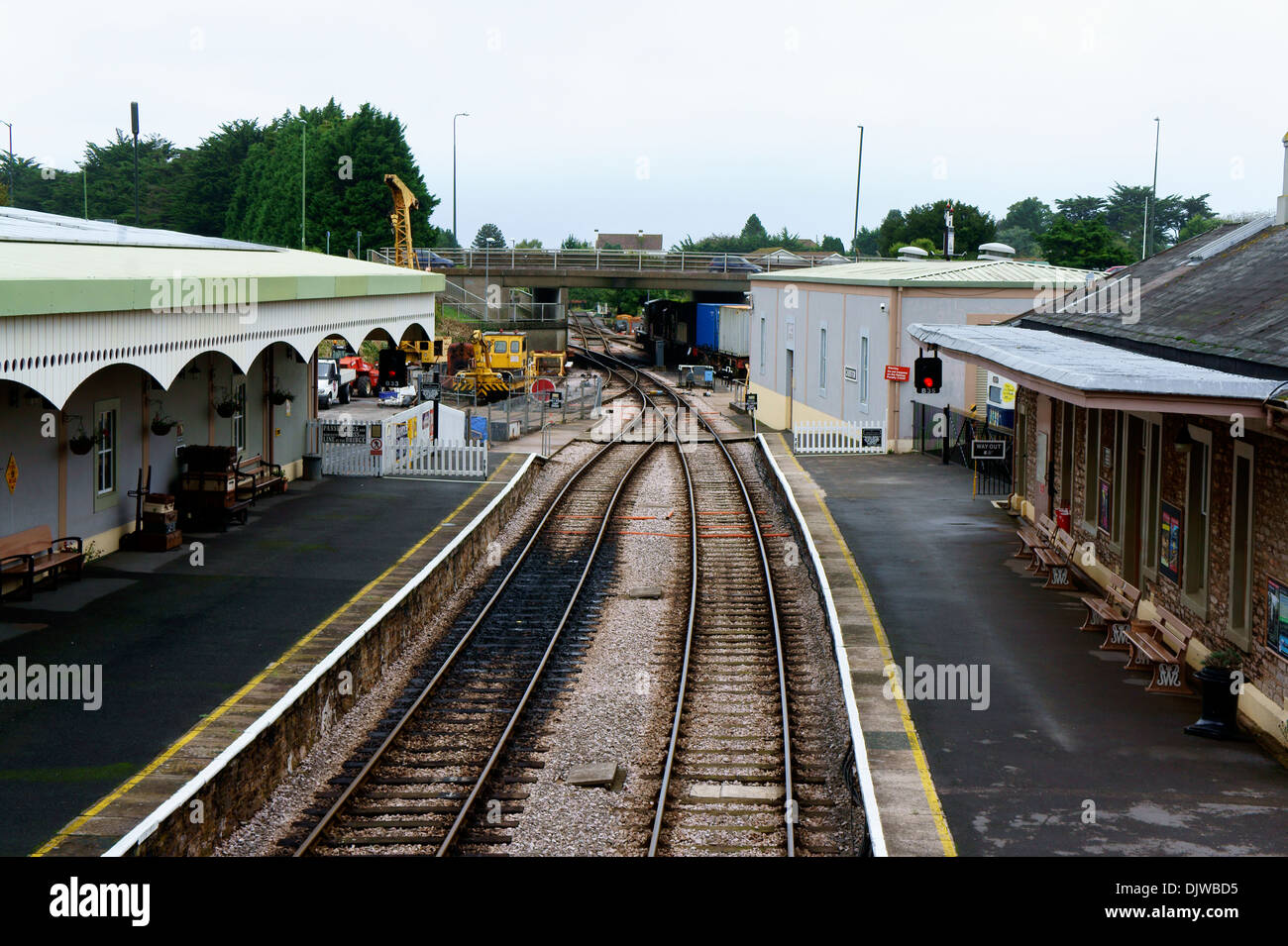 Churston Railway Station, Devon, England Stock Photo - Alamy