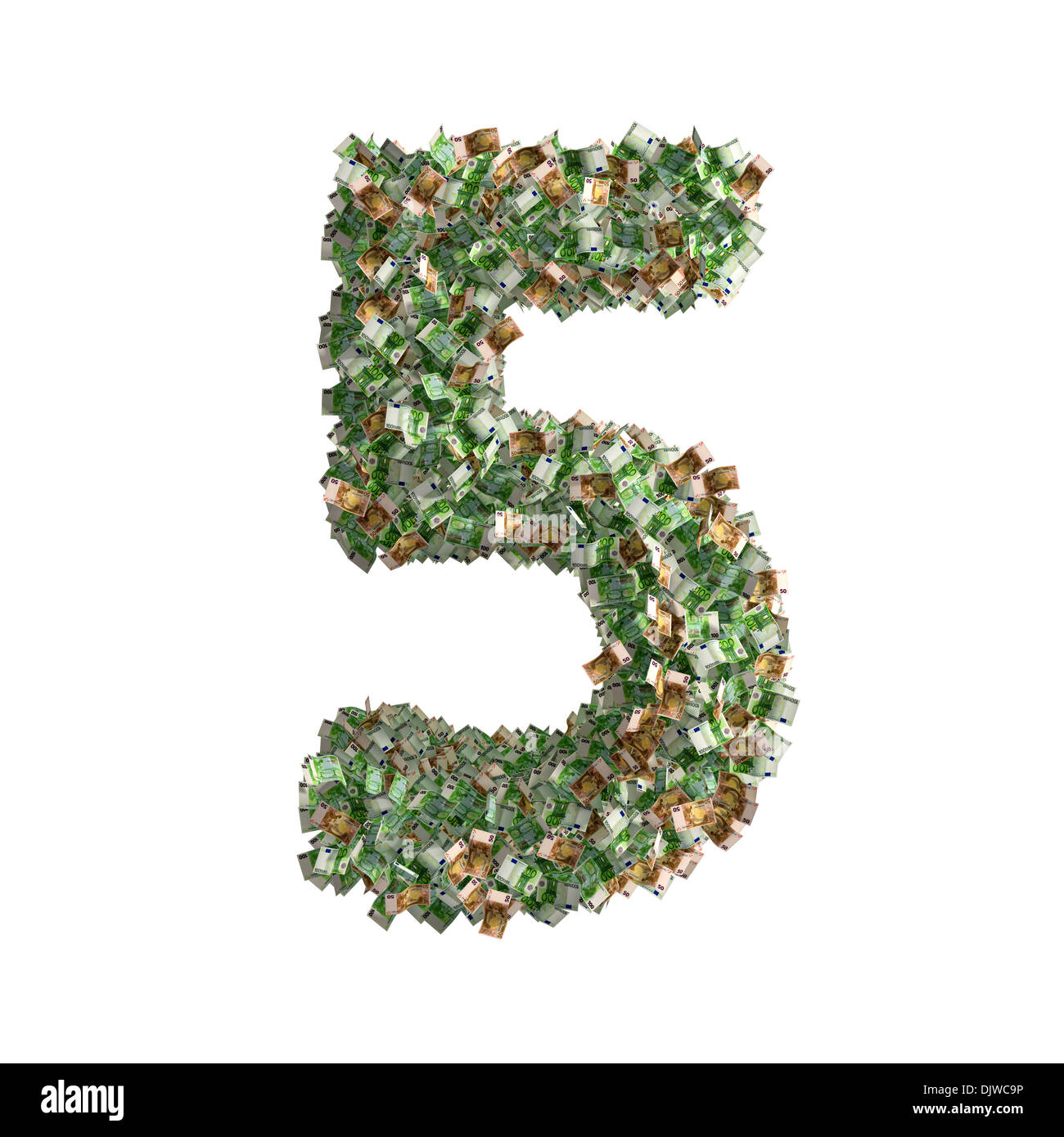 Large number 5 Cut Out Stock Images & Pictures - Alamy