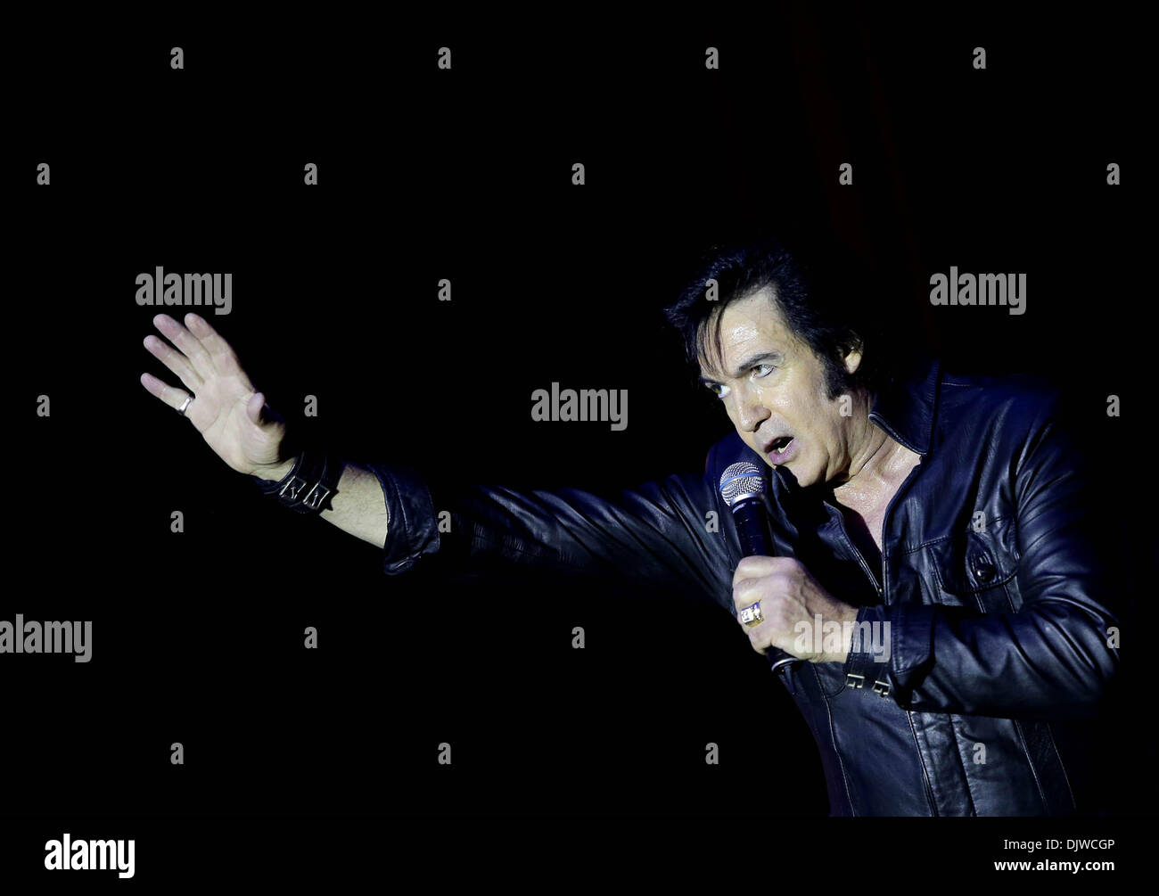 Kuala Lumpur, MALAYSIA, . 30th Nov, 2013. Elvis impersonator Max ...