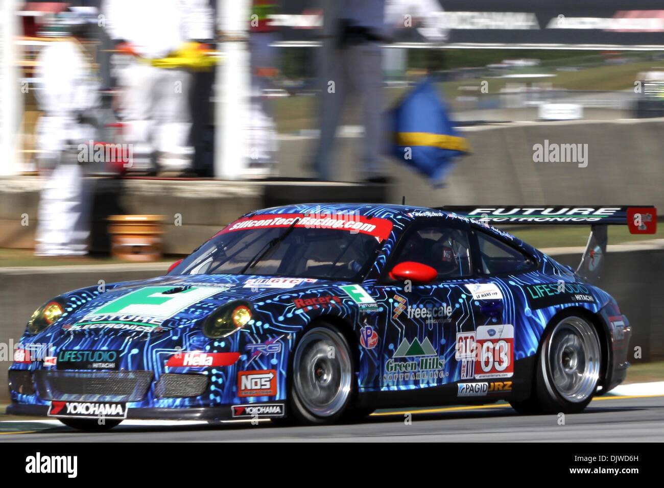 Oct. 2, 2010 - Braselton, Georgia, USA - The Team TRG #63 Porsche 911 ...