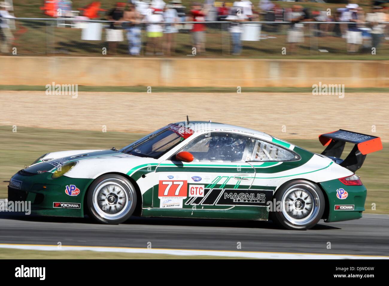 Oct. 2, 2010 - Braselton, Georgia, USA - #77 Magnus Racing Porsche 911 ...