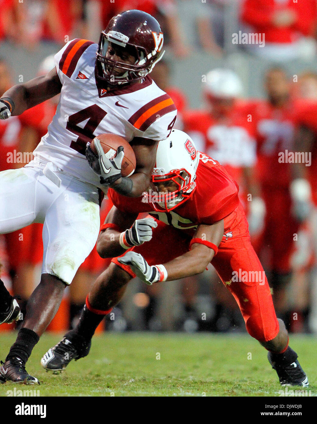 Oct. 2, 2010 - Raleigh, Carter-Finley Stadium, U.S - Virginia Tech ...
