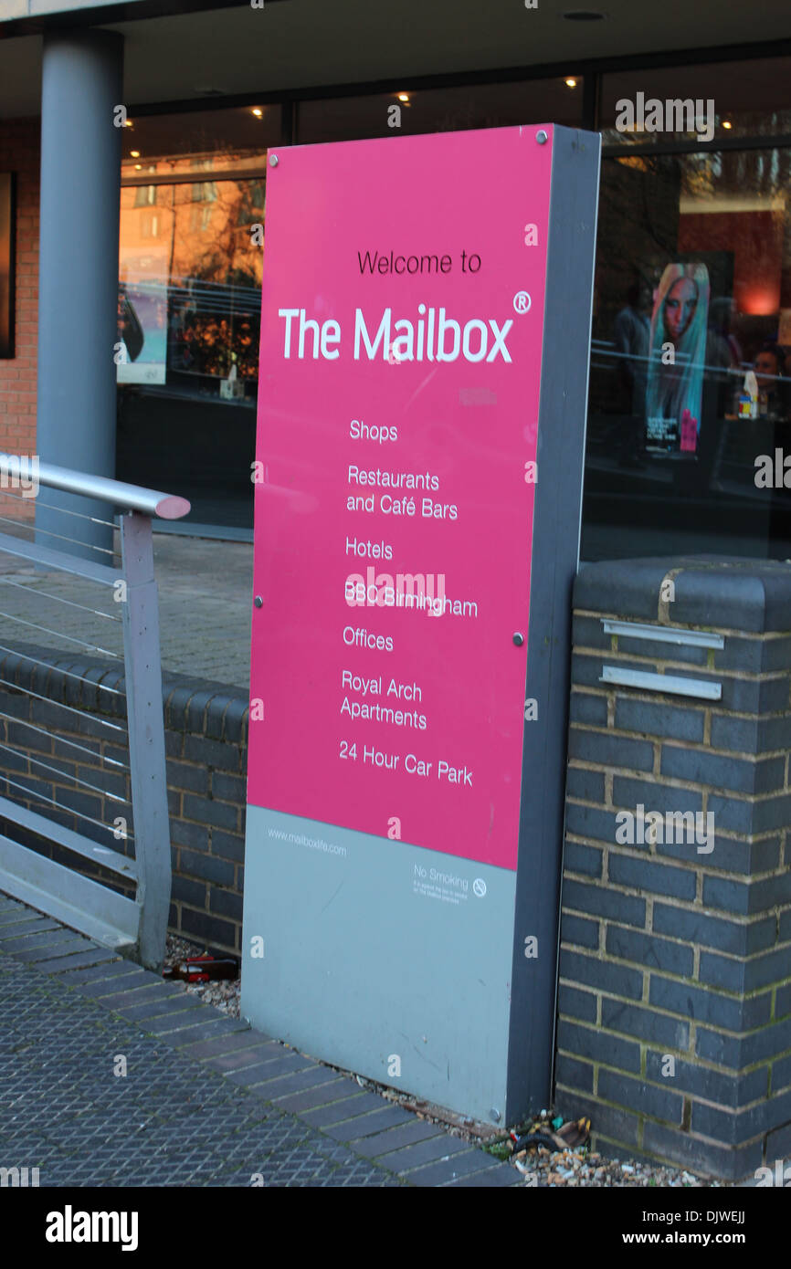 Welcome to The Mailbox Stock Photo - Alamy