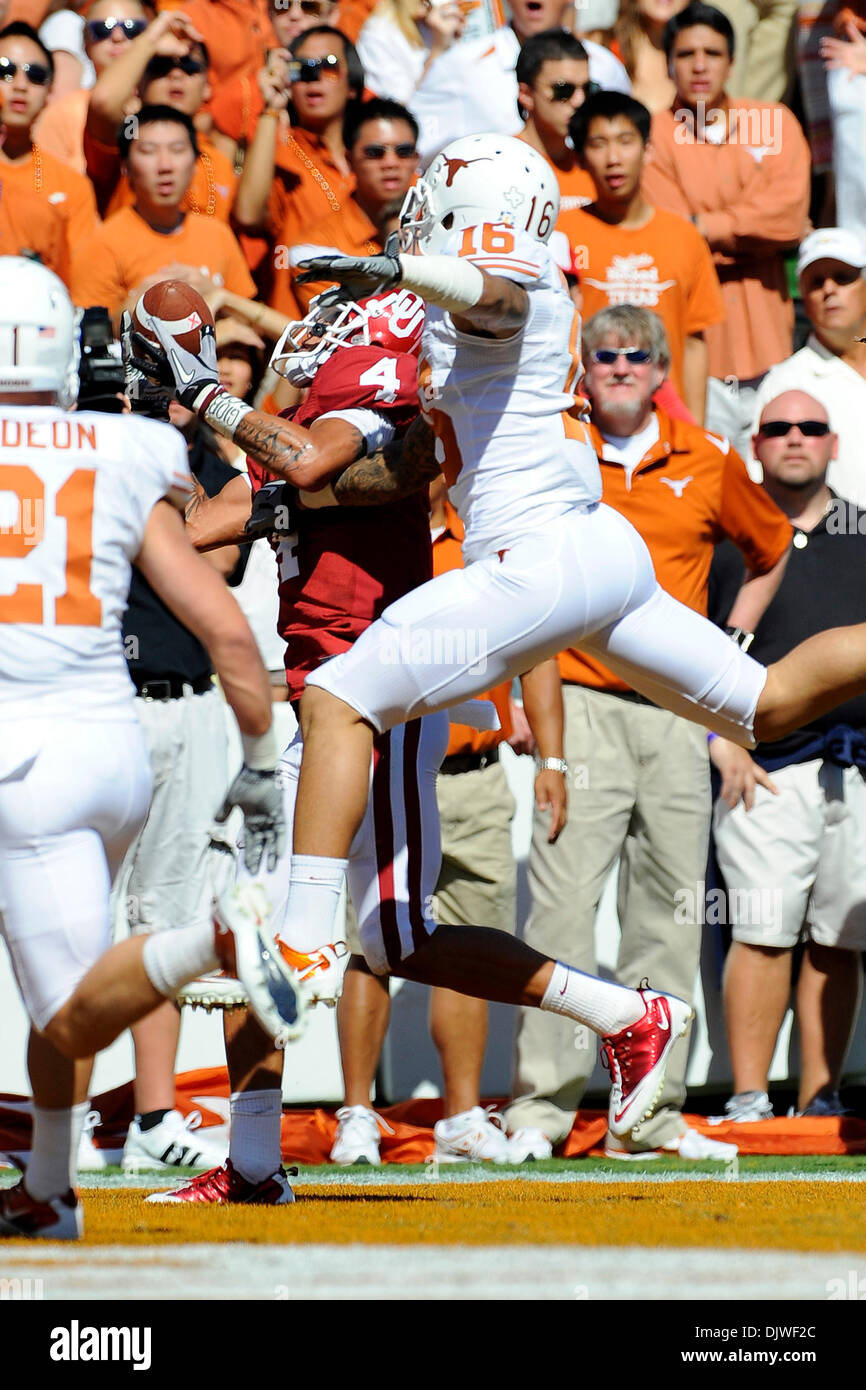 Oct. 2, 2010 - Dallas, Texas, United States of America - Oklahoma ...
