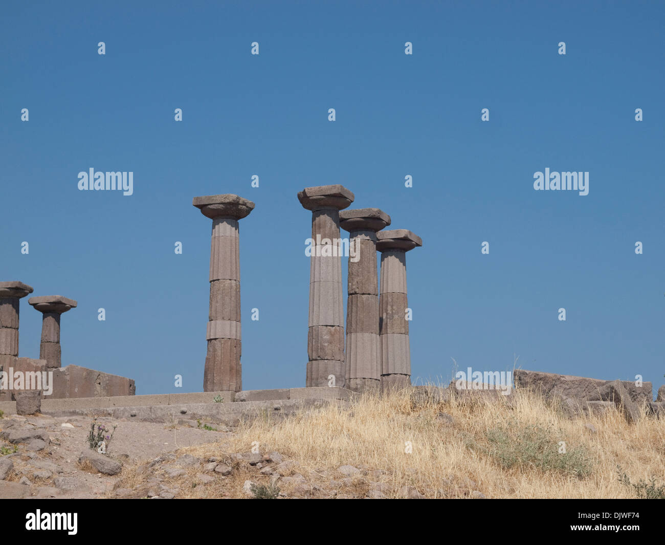 Temple of Athena, Assos (Behramkale) Turkey Stock Photo - Alamy