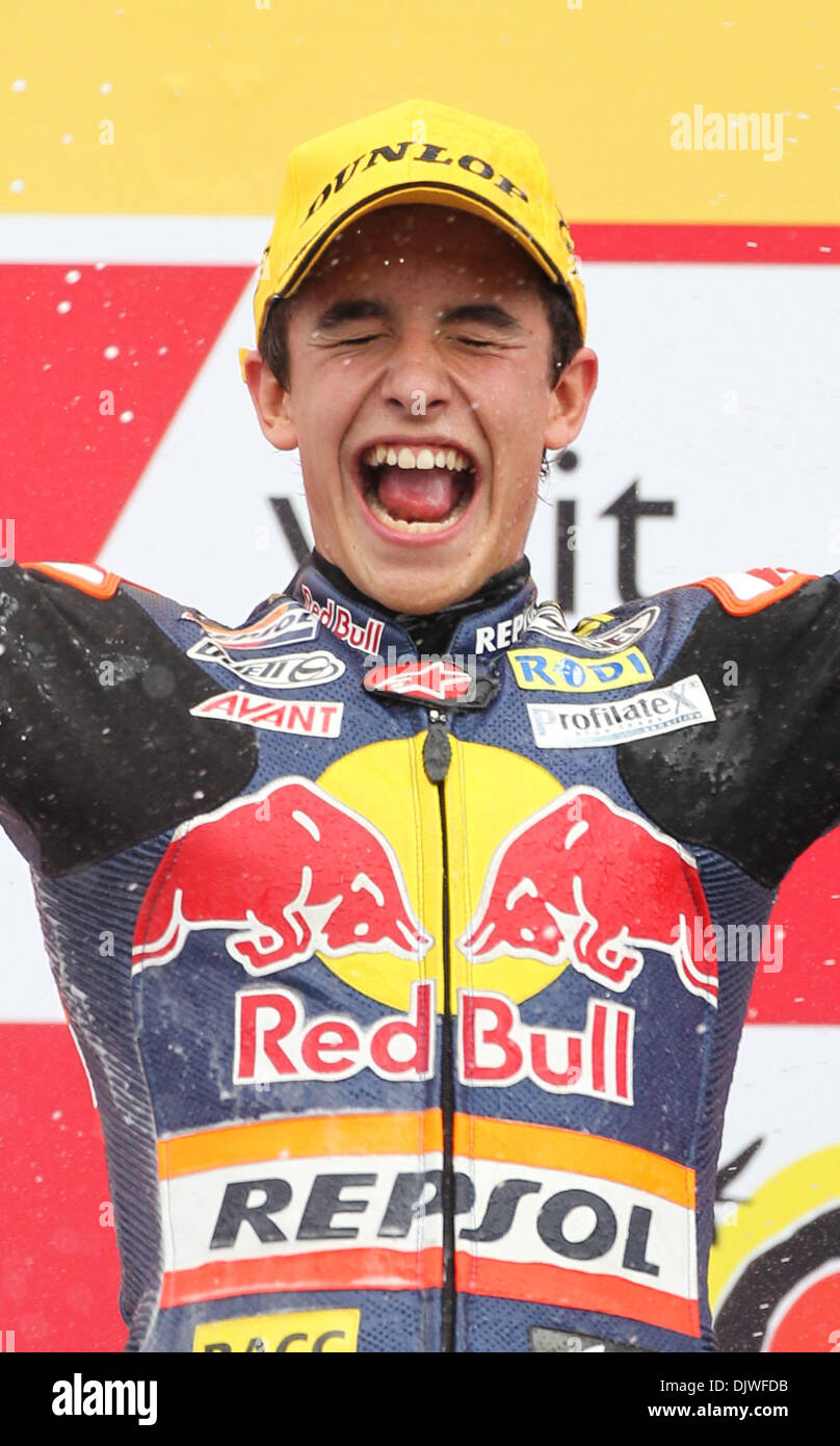 Oct 03, 2010 - Motegi, Tochigi, Japan - MARC MARQUEZ of Spain ...
