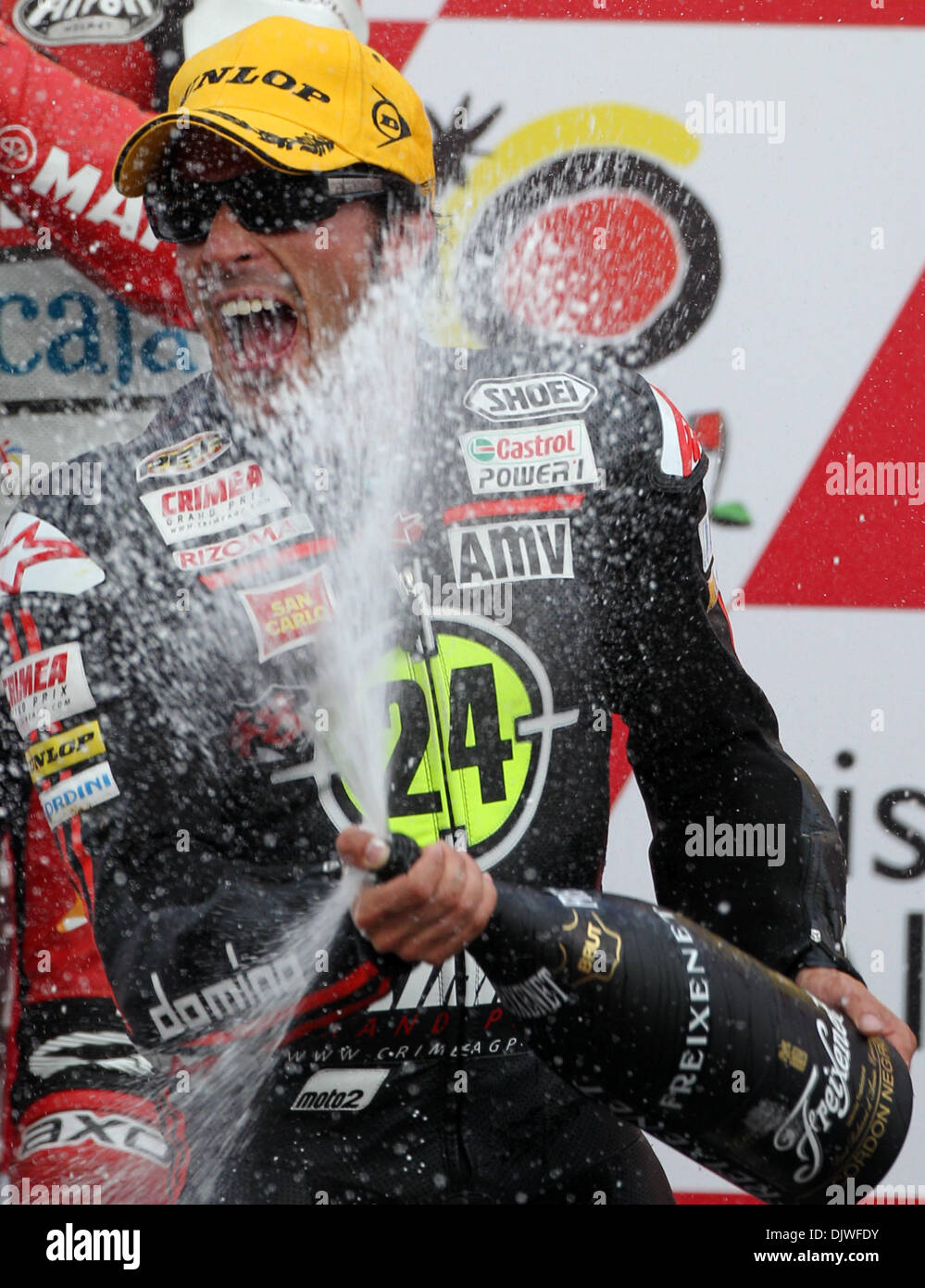 Oct 03, 2010 - Motegi, Tochigi, Japan - Moriwaki Moto2 rider TONI ELIAS ...