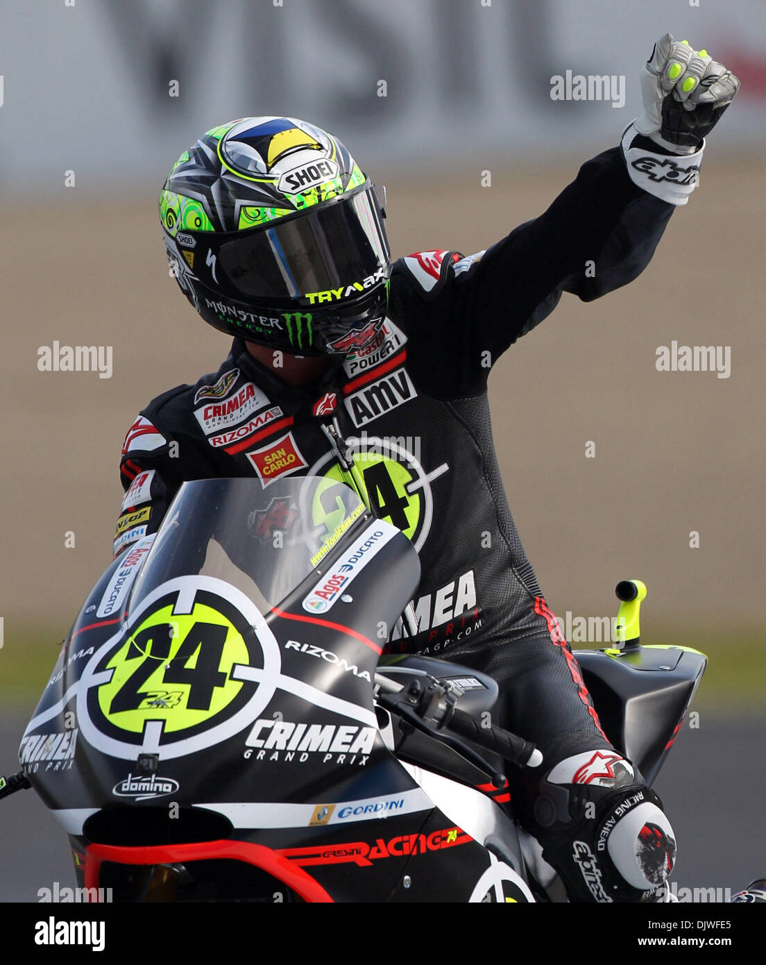 Oct 03, 2010 - Motegi, Tochigi, Japan - Moriwaki Moto2 rider TONI ELIAS ...