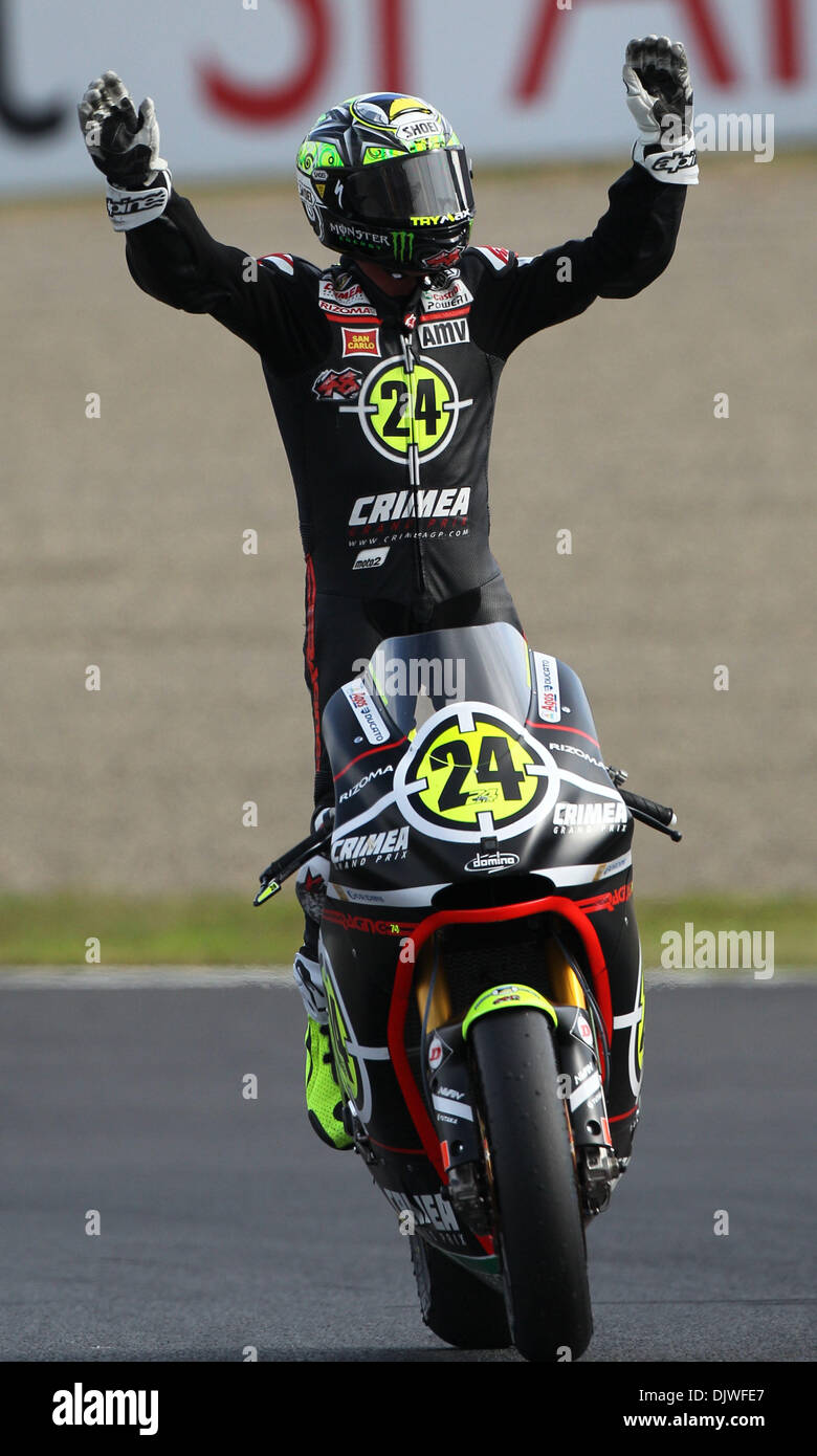 Oct 03, 2010 - Motegi, Tochigi, Japan - Moriwaki Moto2 rider TONI ELIAS ...