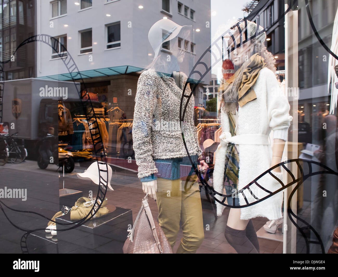 German shopping window Stock Photo - Alamy