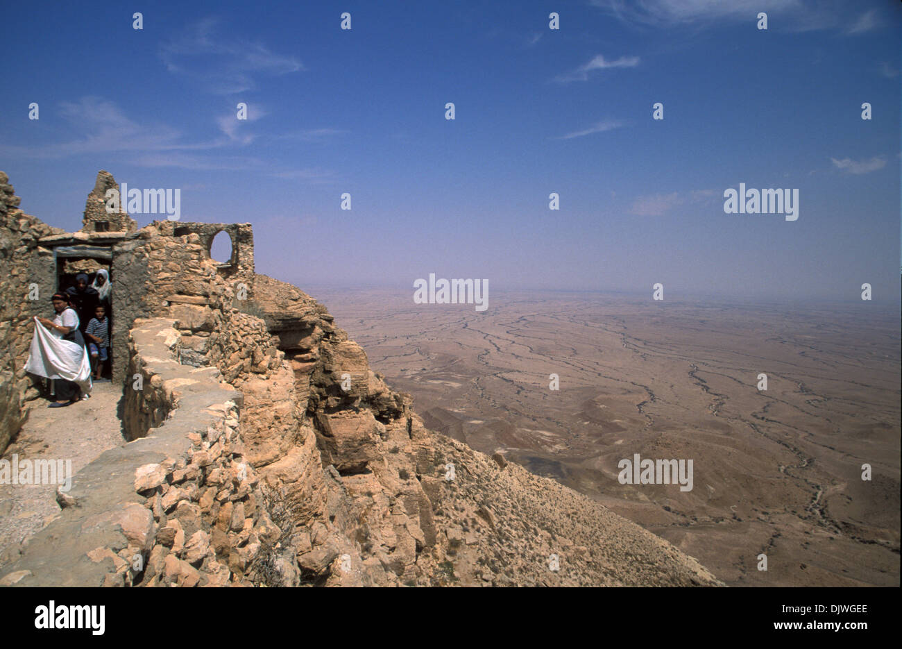 Habitants of Tarmeisa village, Nafusa Mountains, located in a ...