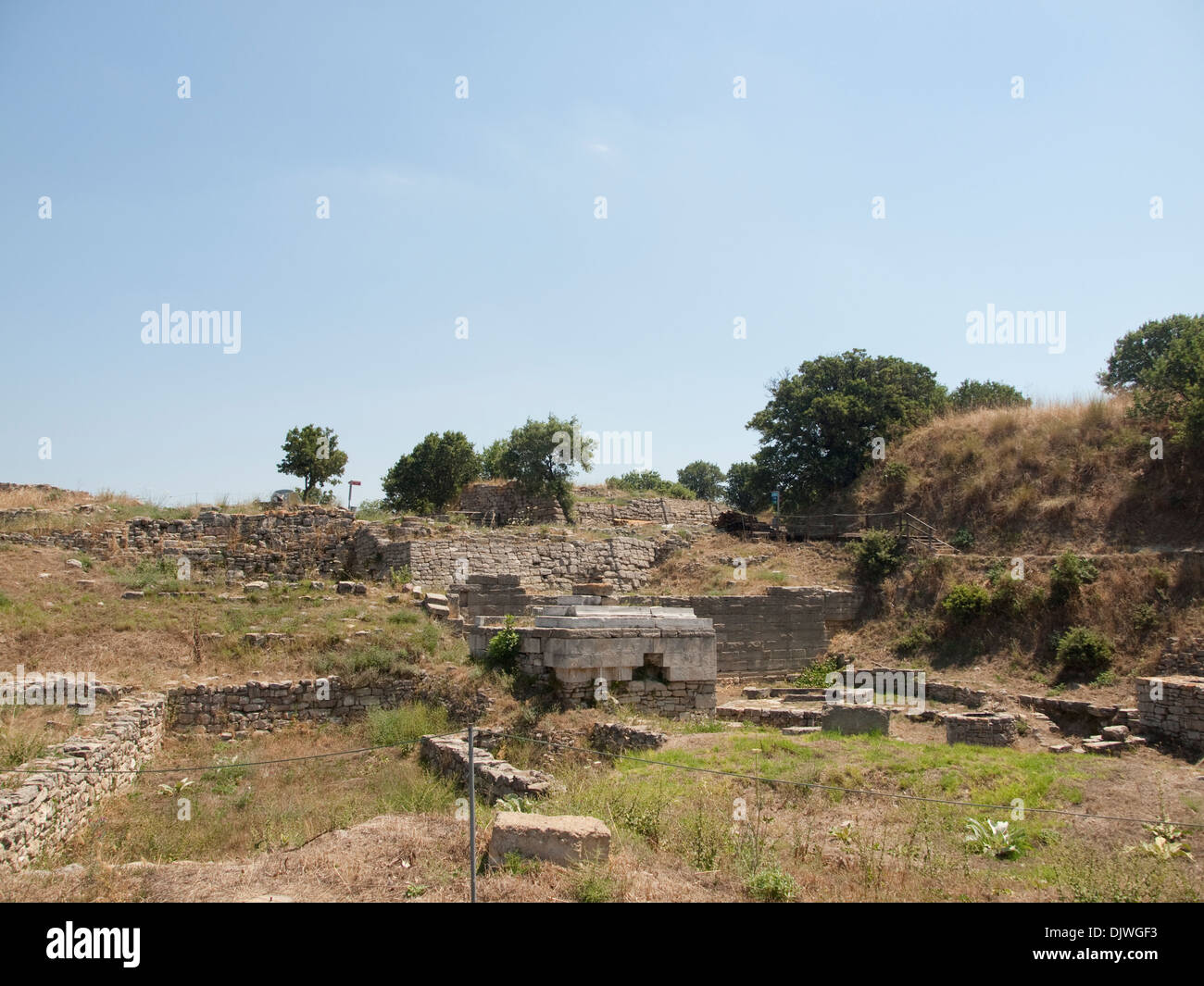 Ancient city of Troy, Turkey Stock Photo - Alamy
