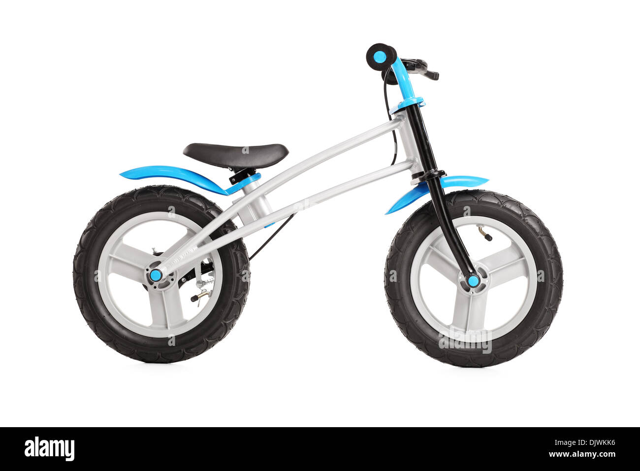 Small generic bike for children isolated against white background Stock ...