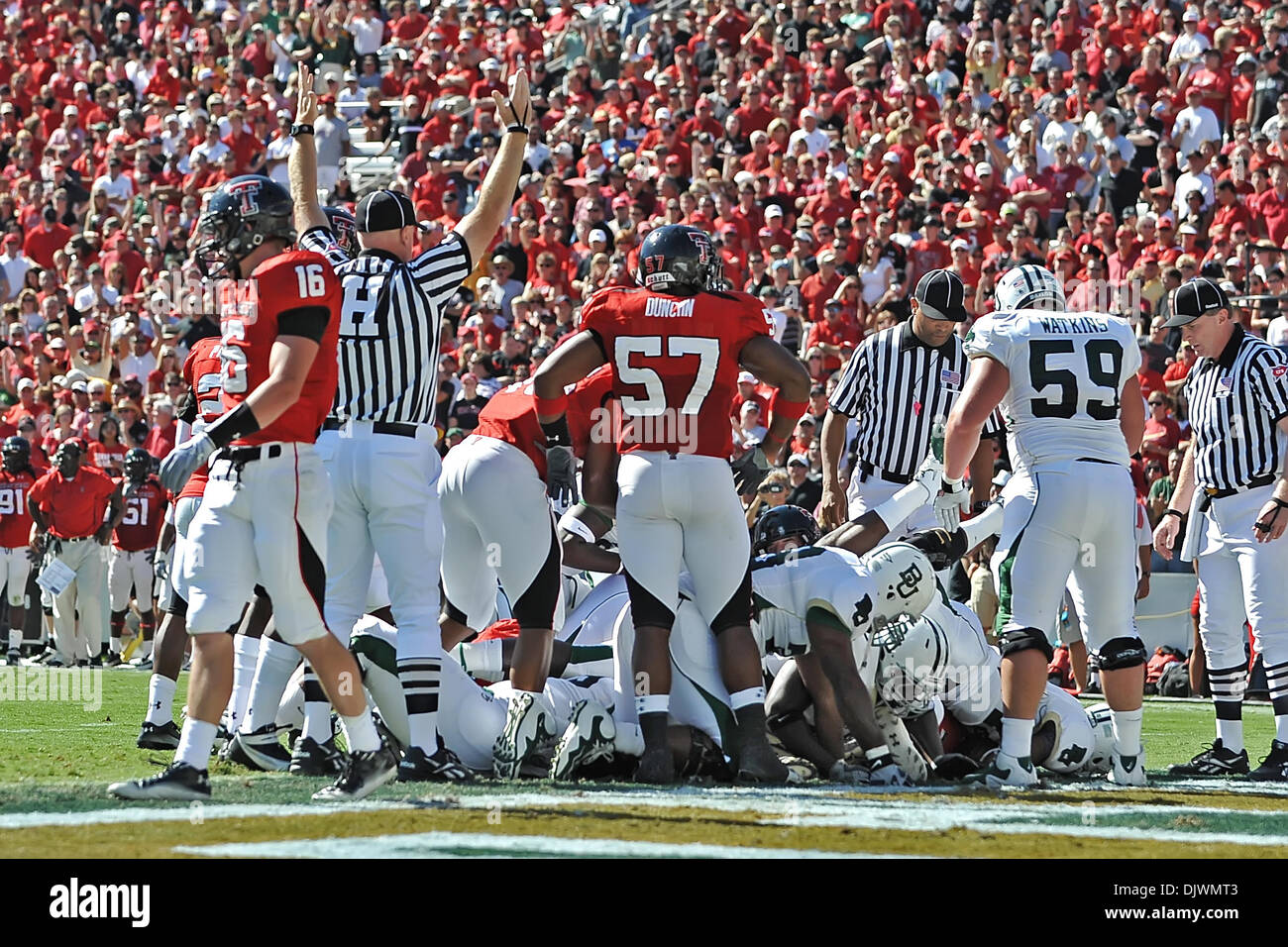 Oct. 9, 2010 - Dallas, Texas, United States of America - Baylor Bears ...