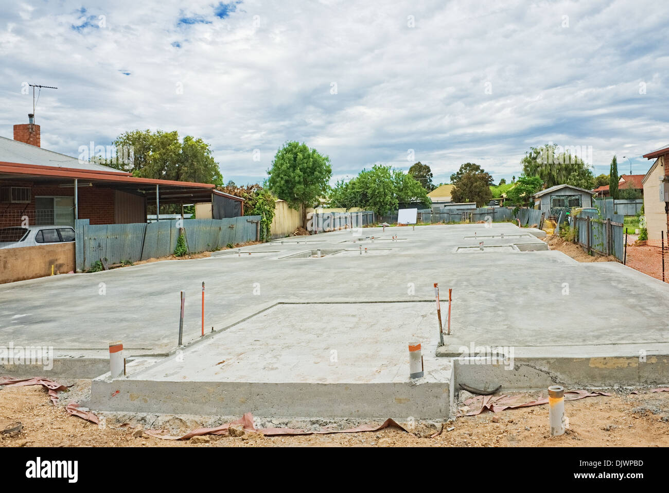Preparation concrete foundation hi-res stock photography and images - Alamy